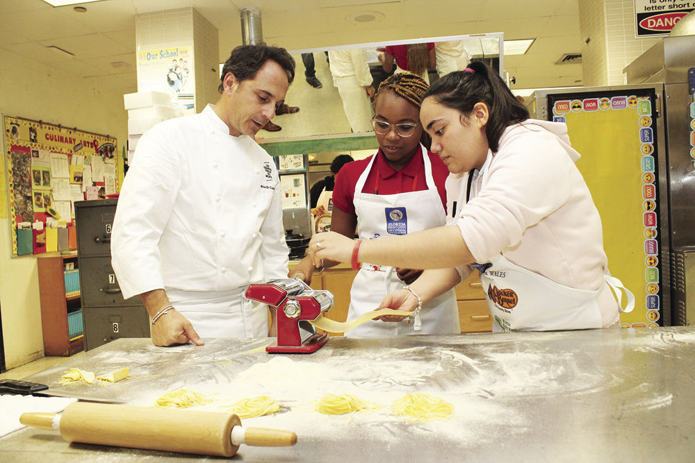 Miami Edison culinary students cook with Nino di Costanzo | Education ...