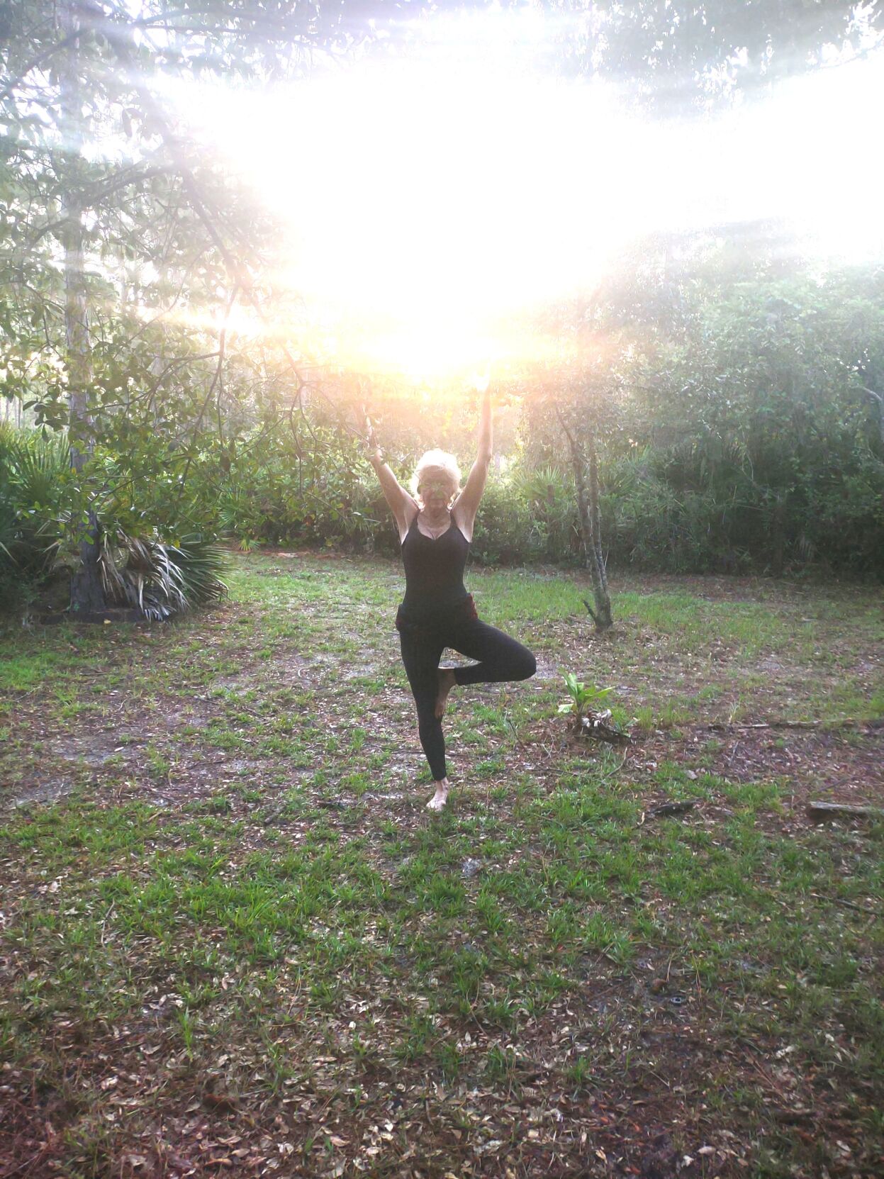 Reach toward the sky in tree pose | Highlands Health ...