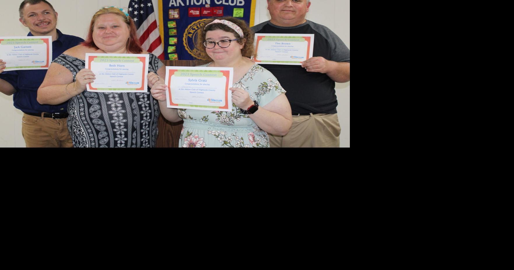 Beth Horn shares acts of kindness to win speech contest ...