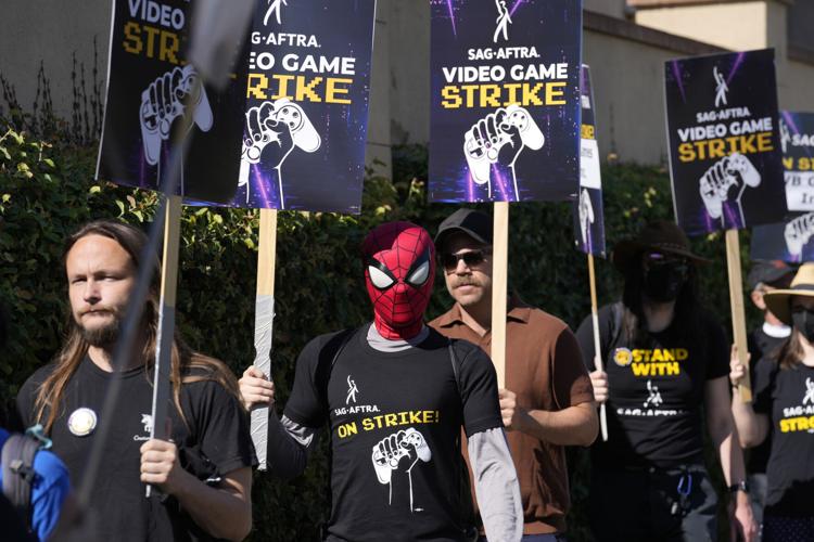 Video game performers protest unregulated AI use at Warner Bros ...