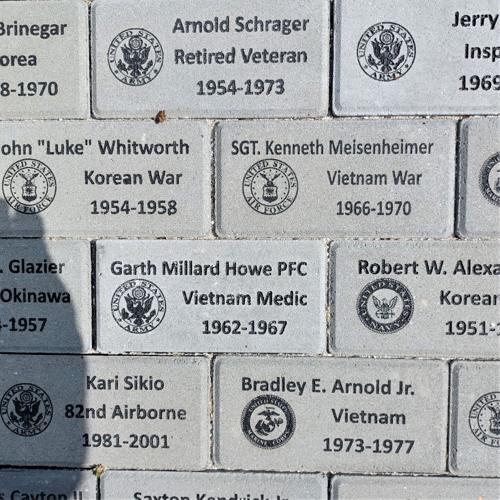 “At-ten-tion!” Military memorial bricks available | News ...