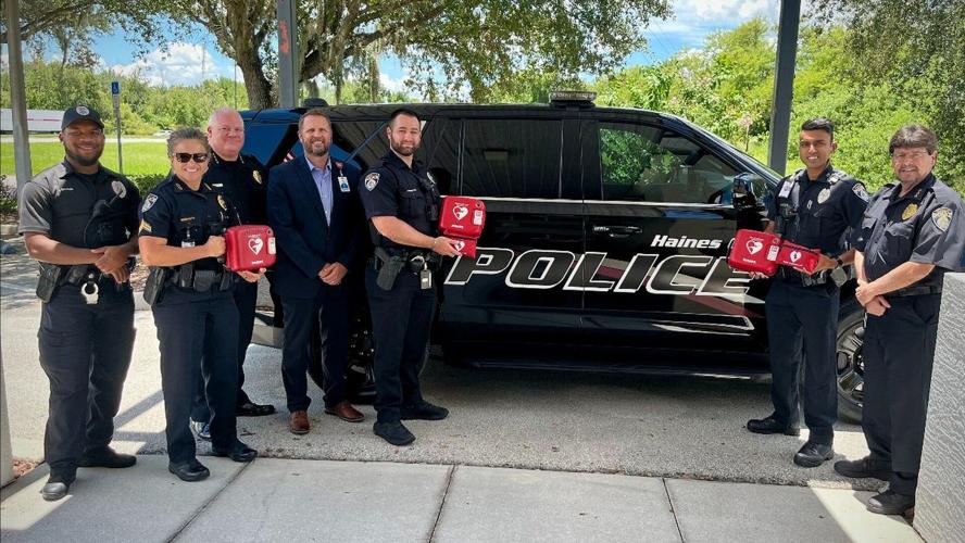 AdventHealth donates 8 AEDs to Haines City Police Department ...
