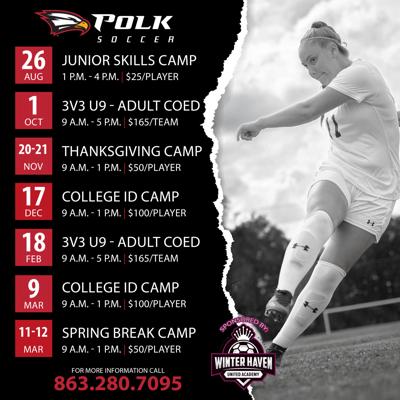Polk State Soccer coaches announce 7 events for community | Community ...