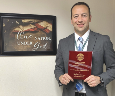 Lake County Sheriff’s Office chaplain receives award | Triangle News ...