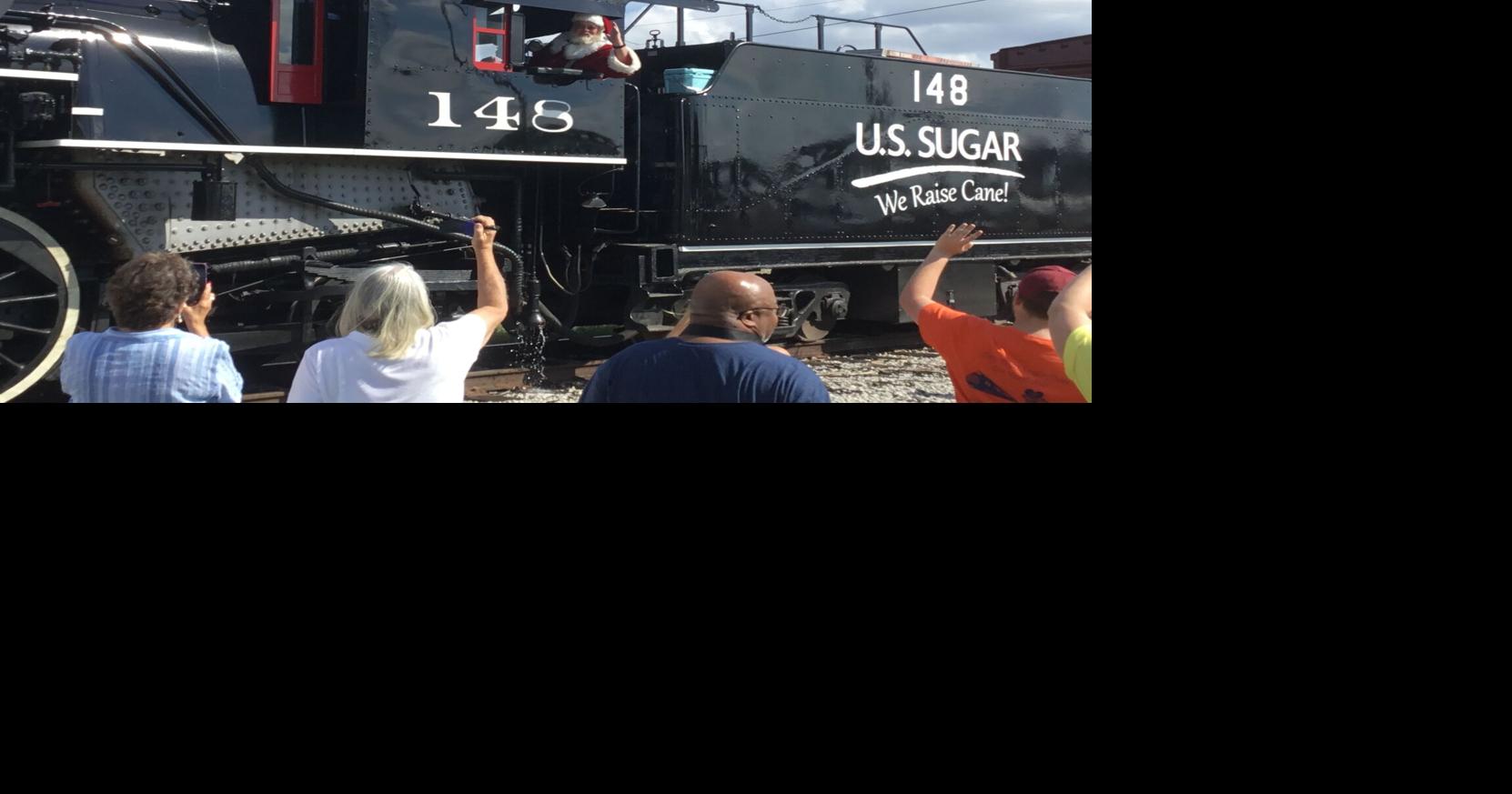 U.S. Sugar Express steam locomotive #148 visits the Lake Placid Depot ...