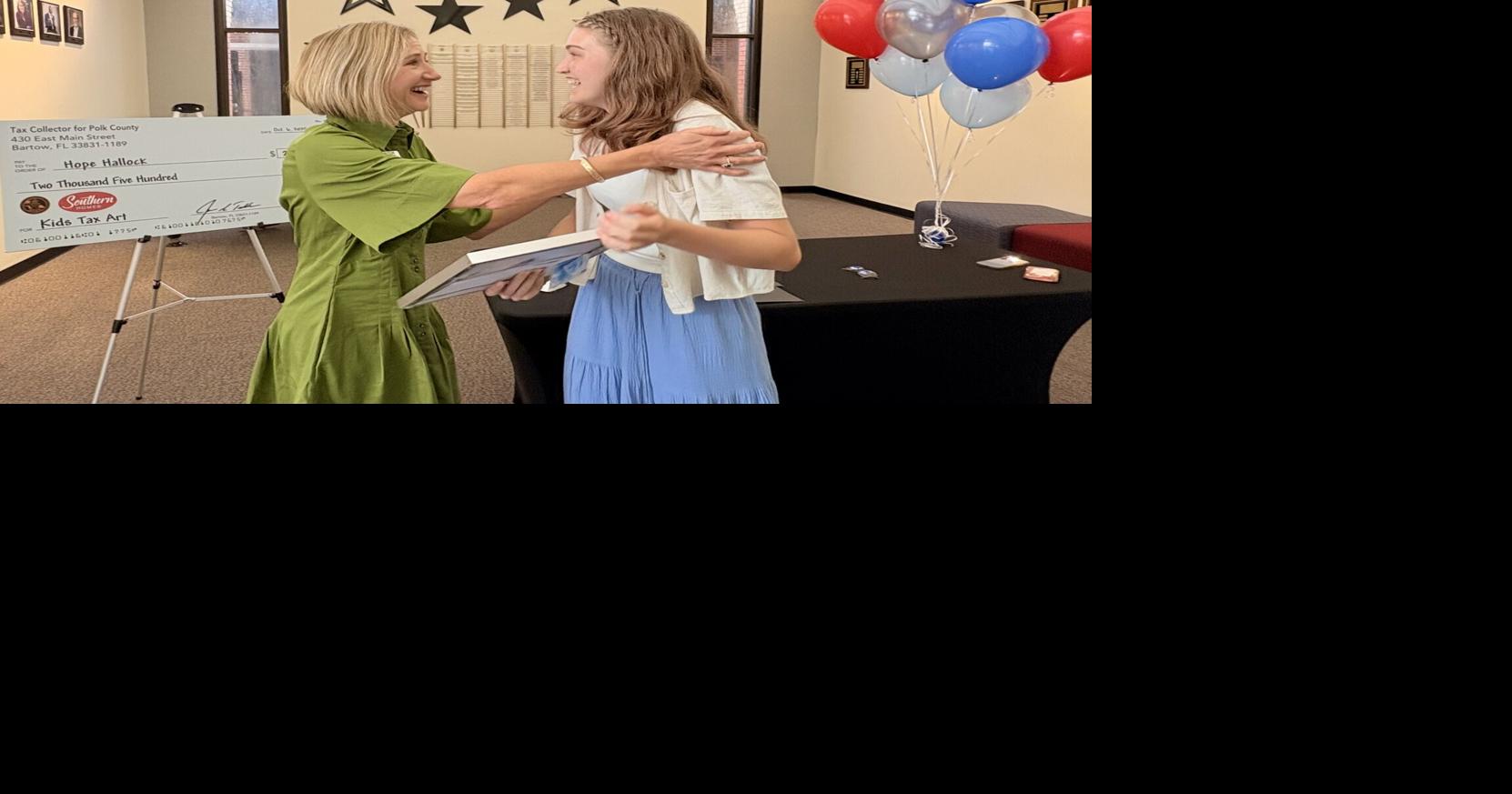 ‘Kids Tax Art’ Showcases student talent on Polk tax bills, awards ...