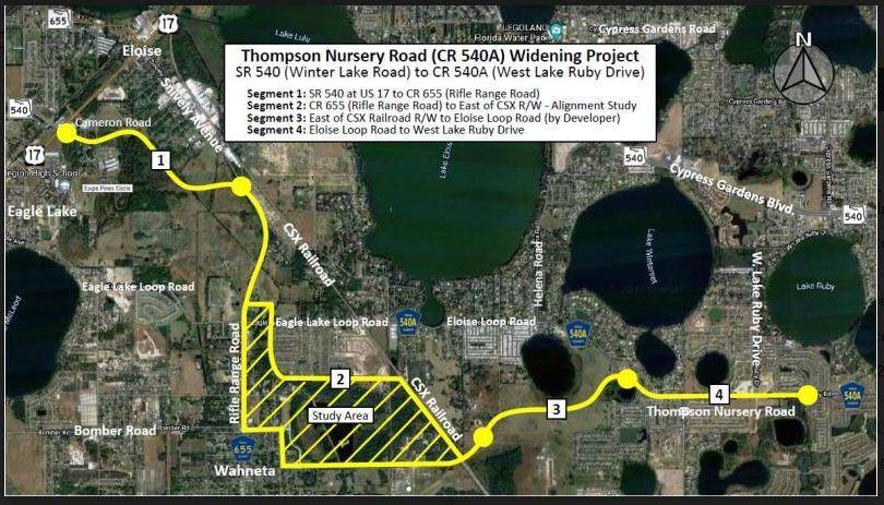 More Thompson Nursery Road widening details discussed | Winter Haven ...