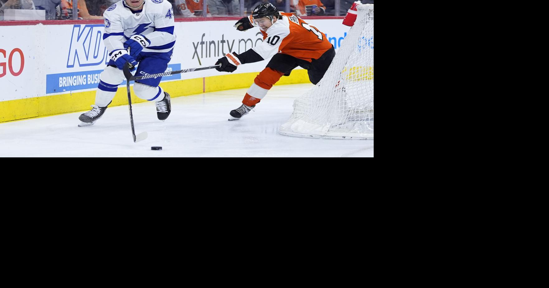 Recently returned Foerster, Brink score as Flyers beat Lightning 6-2 ...