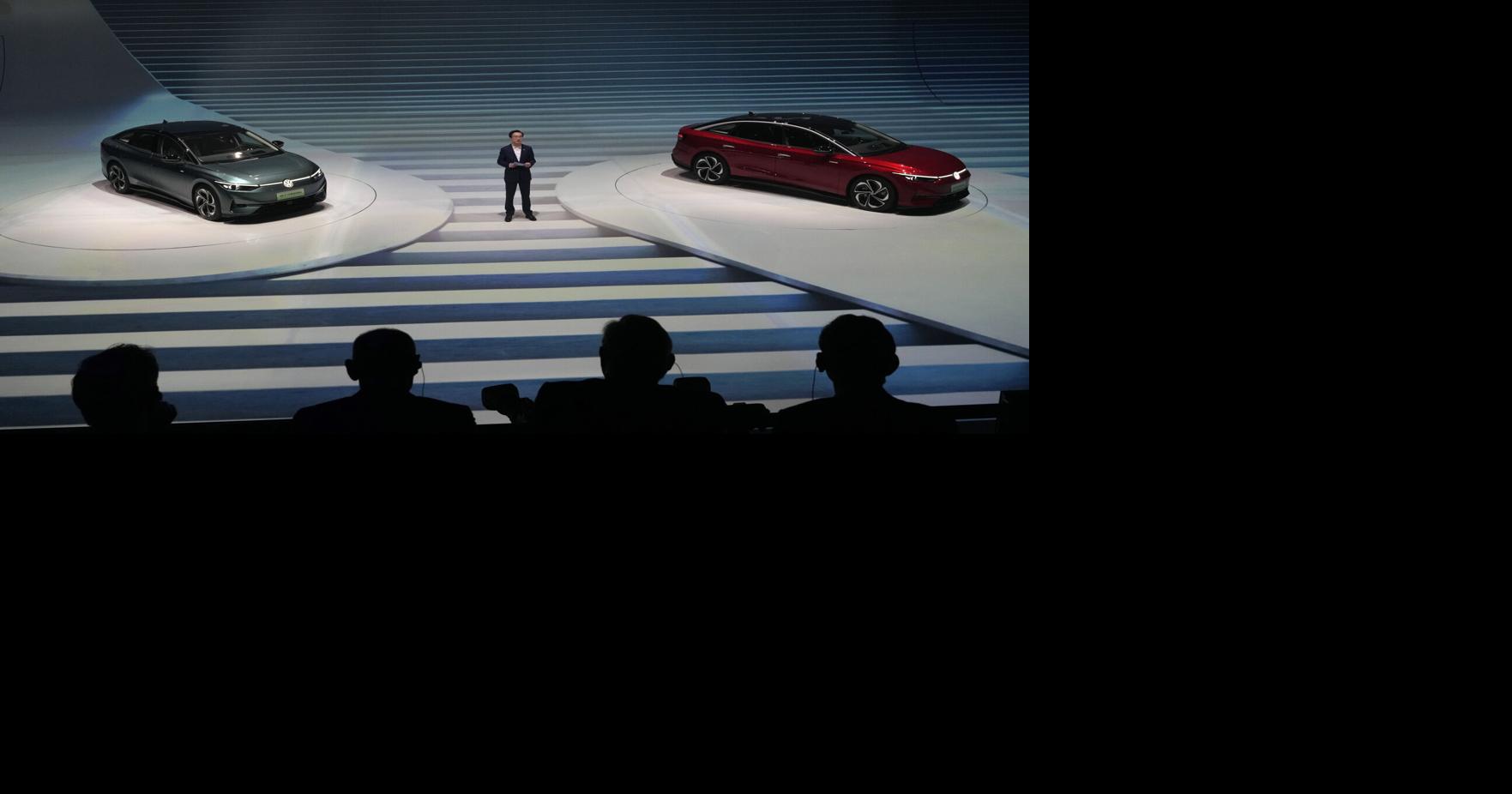 Volkswagen unveils electric luxury sedan at China auto show | Business ...