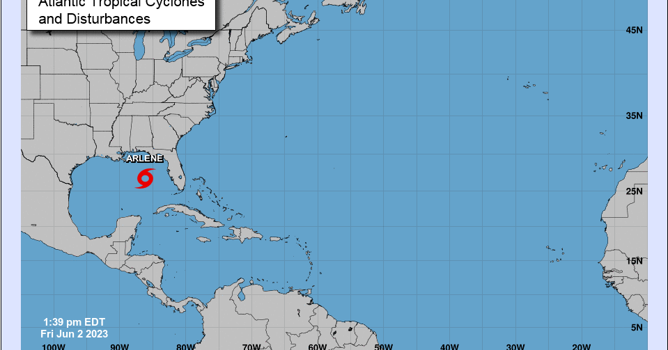 Tropical Storm Arlene kicks off hurricane season | Highlands News-Sun ...