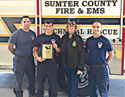 Legion honors Sumter County Fire & EMS | Sumter Sun Times ...