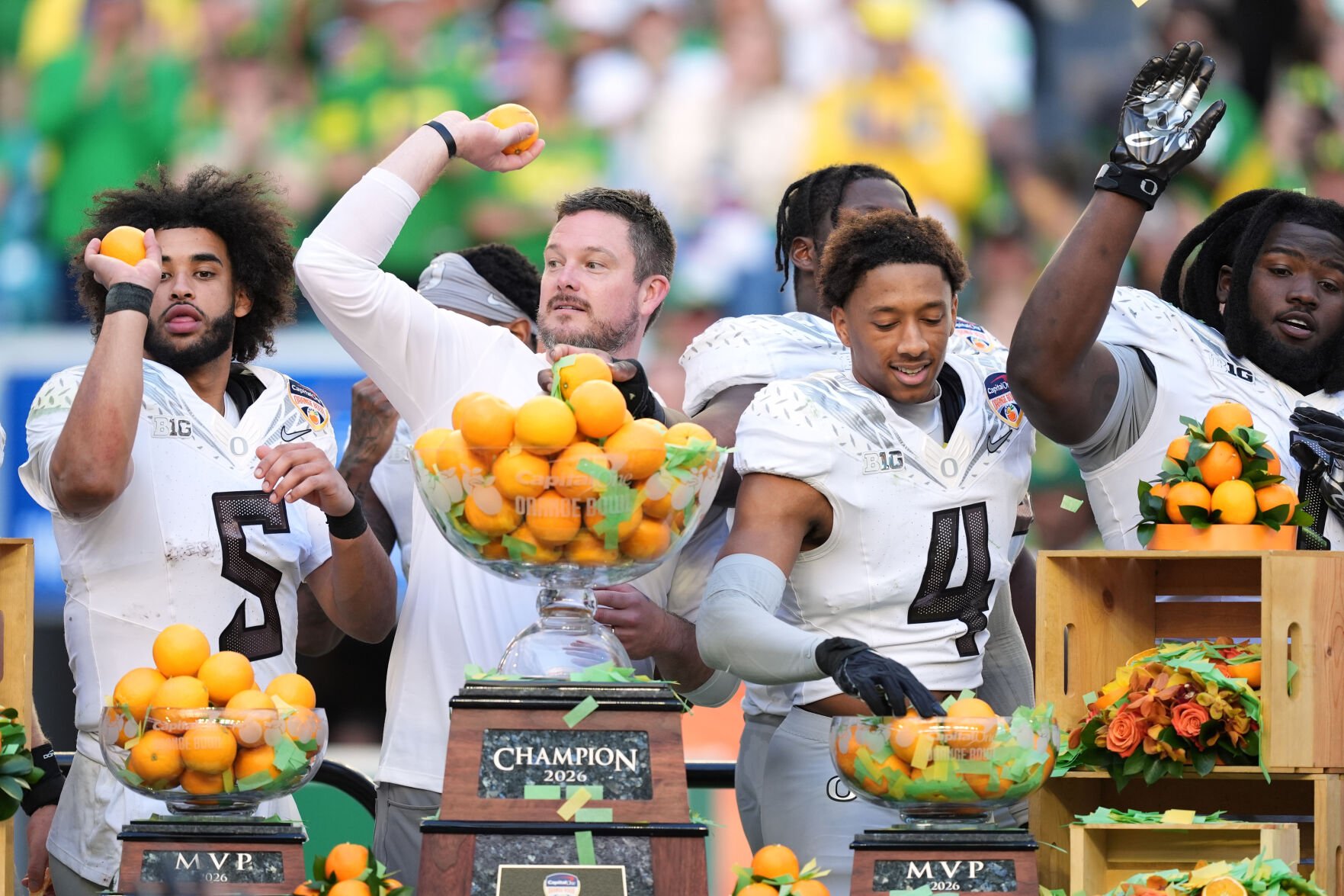 Defense carries Oregon over Texas Tech in Orange Bowl | Highlands News ...
