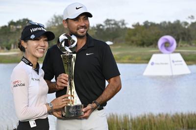Jason Day and Lydia Ko win mixed team. Toms and Andrade lead late US ...