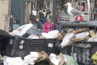 Garbage piles in Scotland raise health concerns amid strikes ...