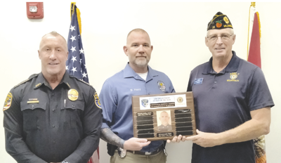 Perry recognized as Officer of the Year | Sumter County Shopper ...