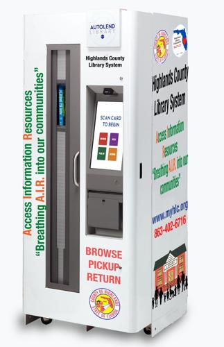 Readers rejoice, vending library coming | Highlands News-Sun ...