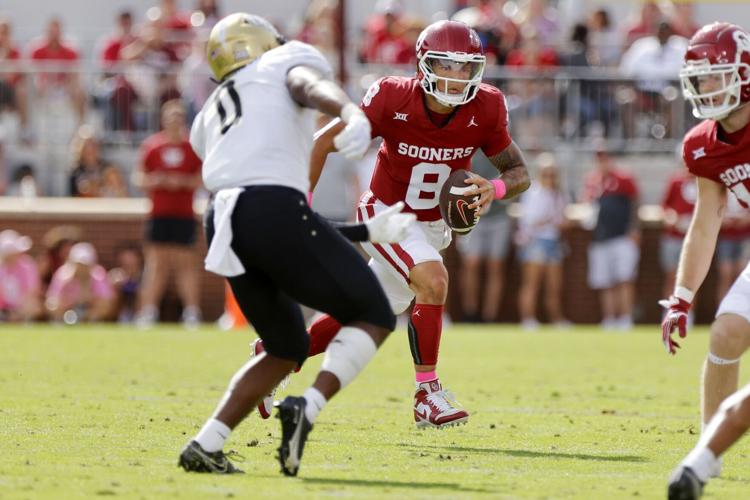 Dillon Gabriel throws 3 TD passes against his former team as No. 6 ...