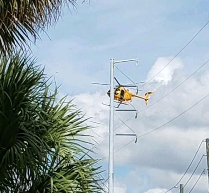 Duke uses helicopter to construct new line | Highlands News-Sun ...