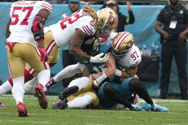 Jaguars embarrassed, humbled in a 34-3 loss to 49ers | Local ...