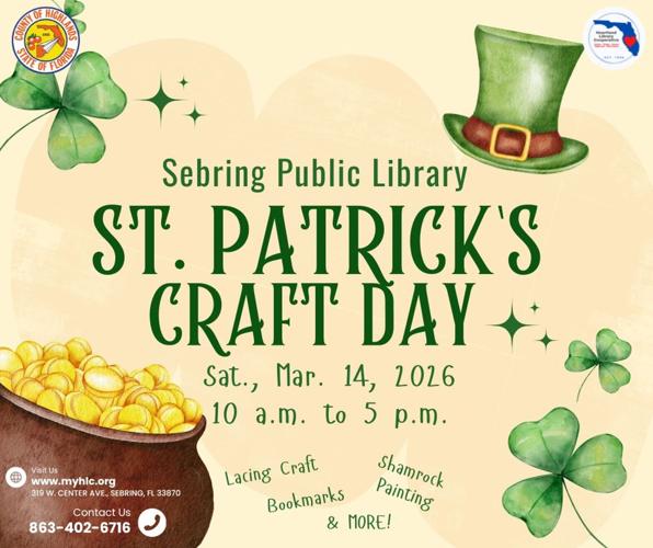 2026 Youth Crafting Days at Sebring Public Library | Around Town ...