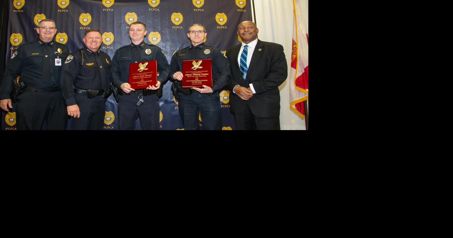 HCPD duo named co-officers of the year | Four Corners Sun ...