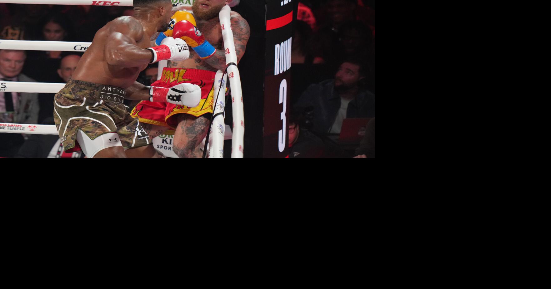 Anthony Joshua knocks out Jake Paul in 6th round | Highlands News-Sun | midfloridanewspapers.com