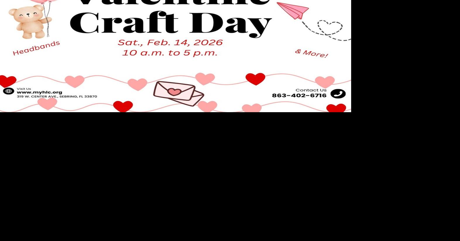 2026 Youth Crafting Days at Sebring Public Library | Around Town ...