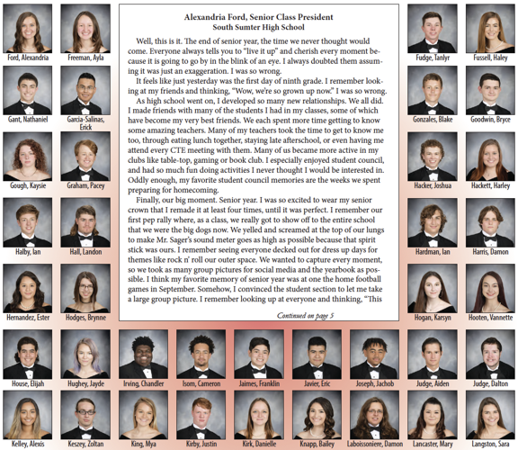 Class of 2020 — An Unprecedented Graduation for South Sumter High ...
