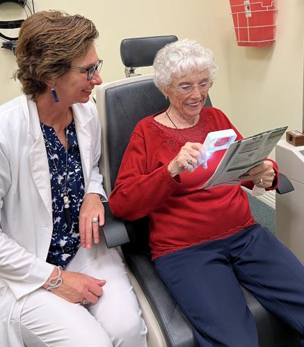 Low vision individuals focus on seeing the world through a different ...