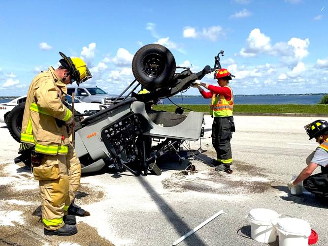 Jeep driver flips; lands 'without a scratch' | Highlands News-Sun ...