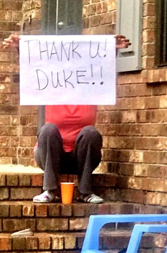 Duke completes Sally repairs; getting ready for the next one ...