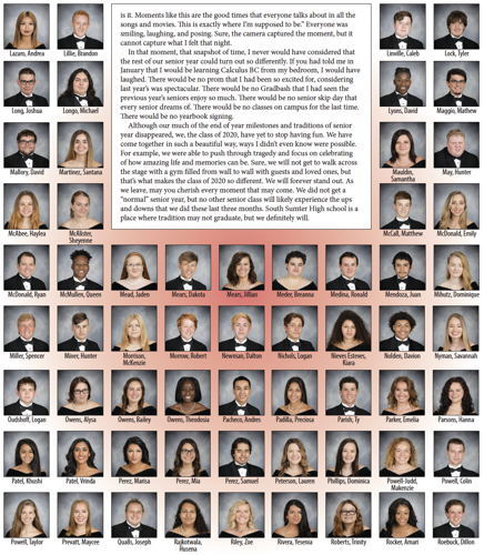 Class of 2020 — An Unprecedented Graduation for South Sumter High ...
