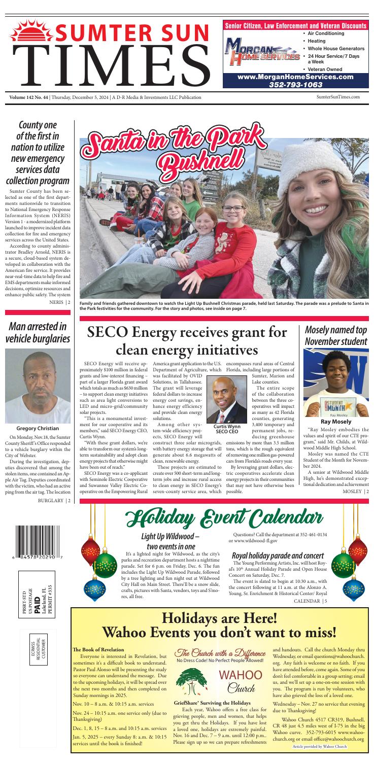 Page A_01 | Sumter Sun Times | midfloridanewspapers.com