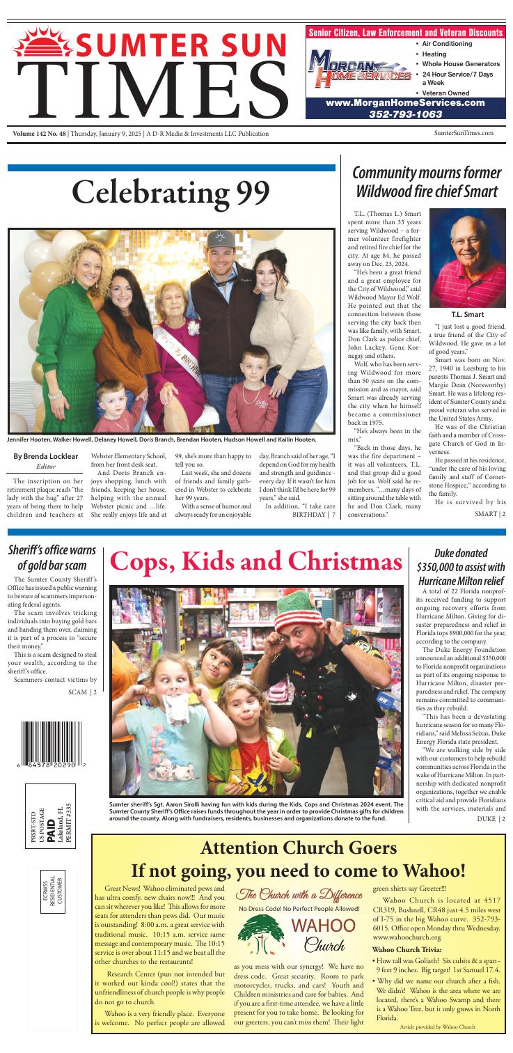 Page A_01 | Sumter Sun Times | midfloridanewspapers.com