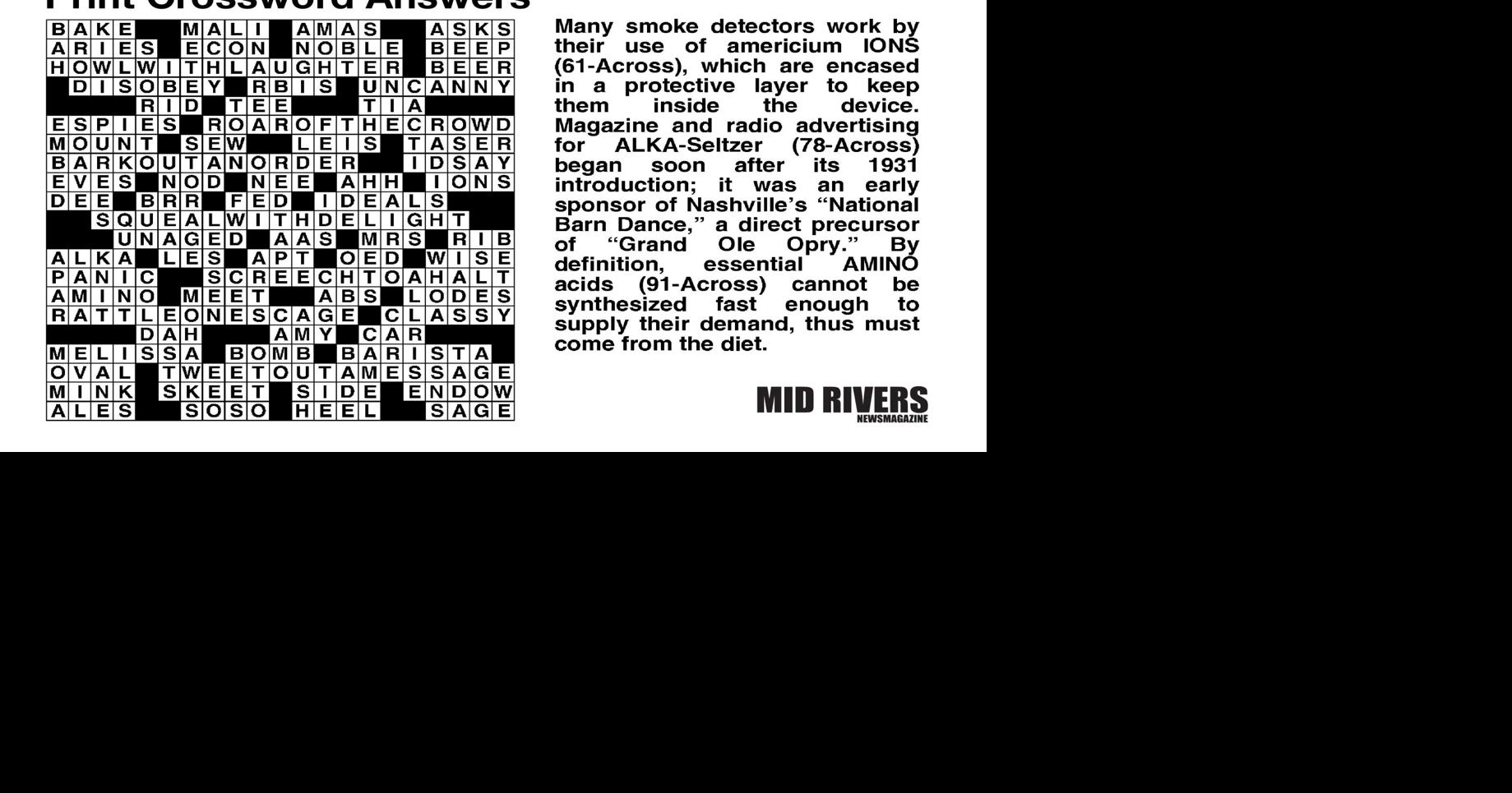 Crossword Answers: April 9, 2025. | Crossword Puzzle ...