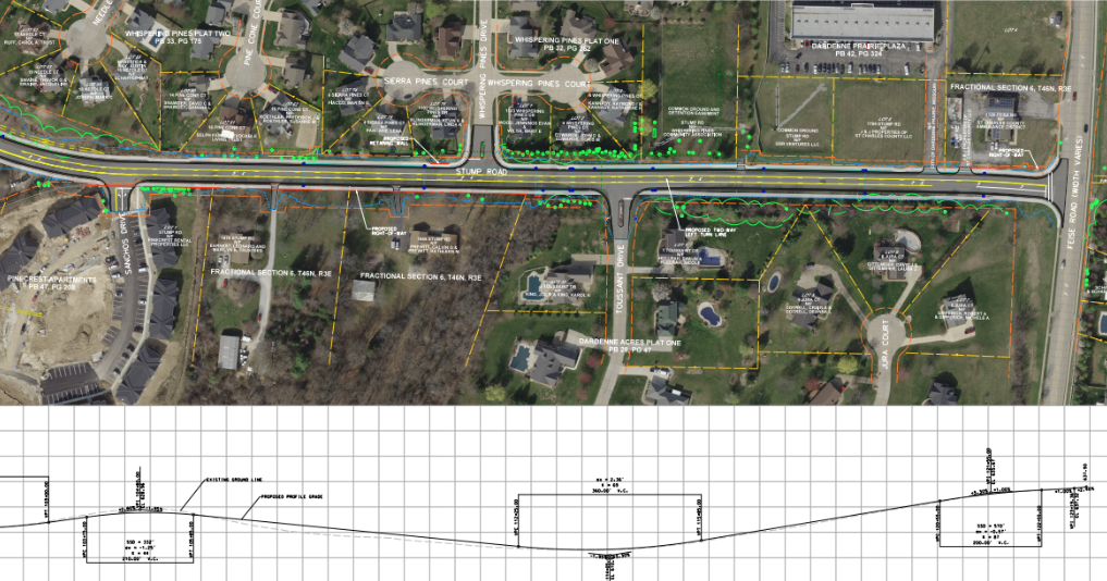 Stump Road improvements to continue as planned despite some residential ...