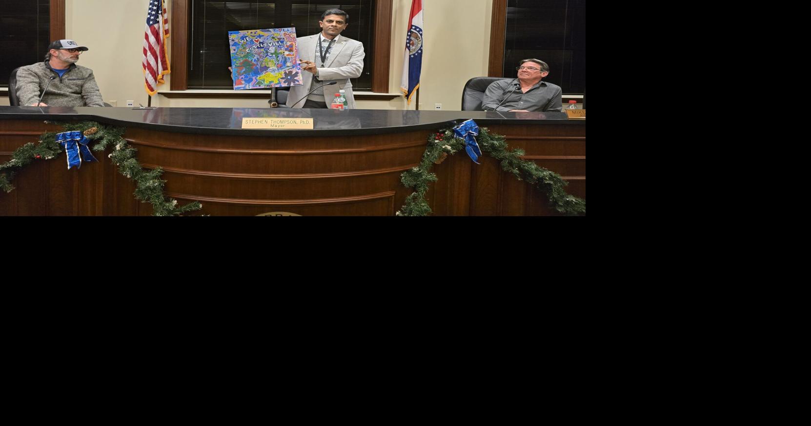 Student donate gift of art to Cottleville | St. Charles County News ...