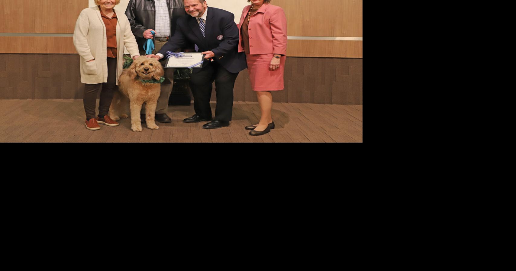 St. Peters honors dog for raising alert for ailing neighbor | St ...
