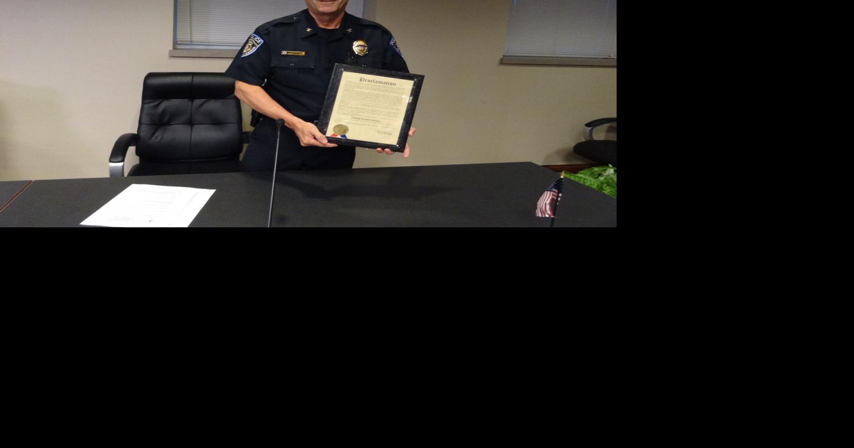 Now retired O’Fallon police Chief John Neske honored for his service ...