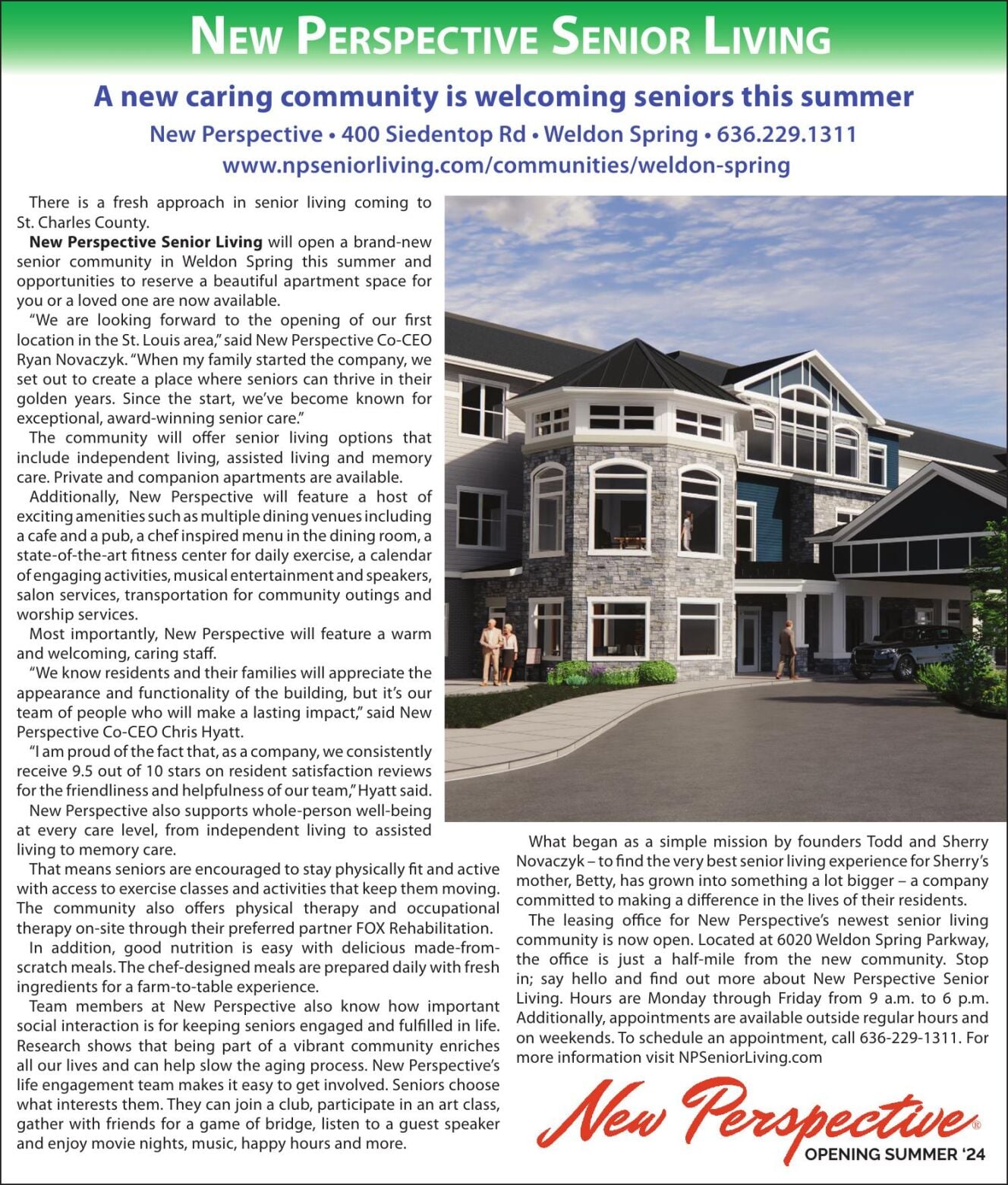 New Perspective Senior Living | | midriversnewsmagazine.com