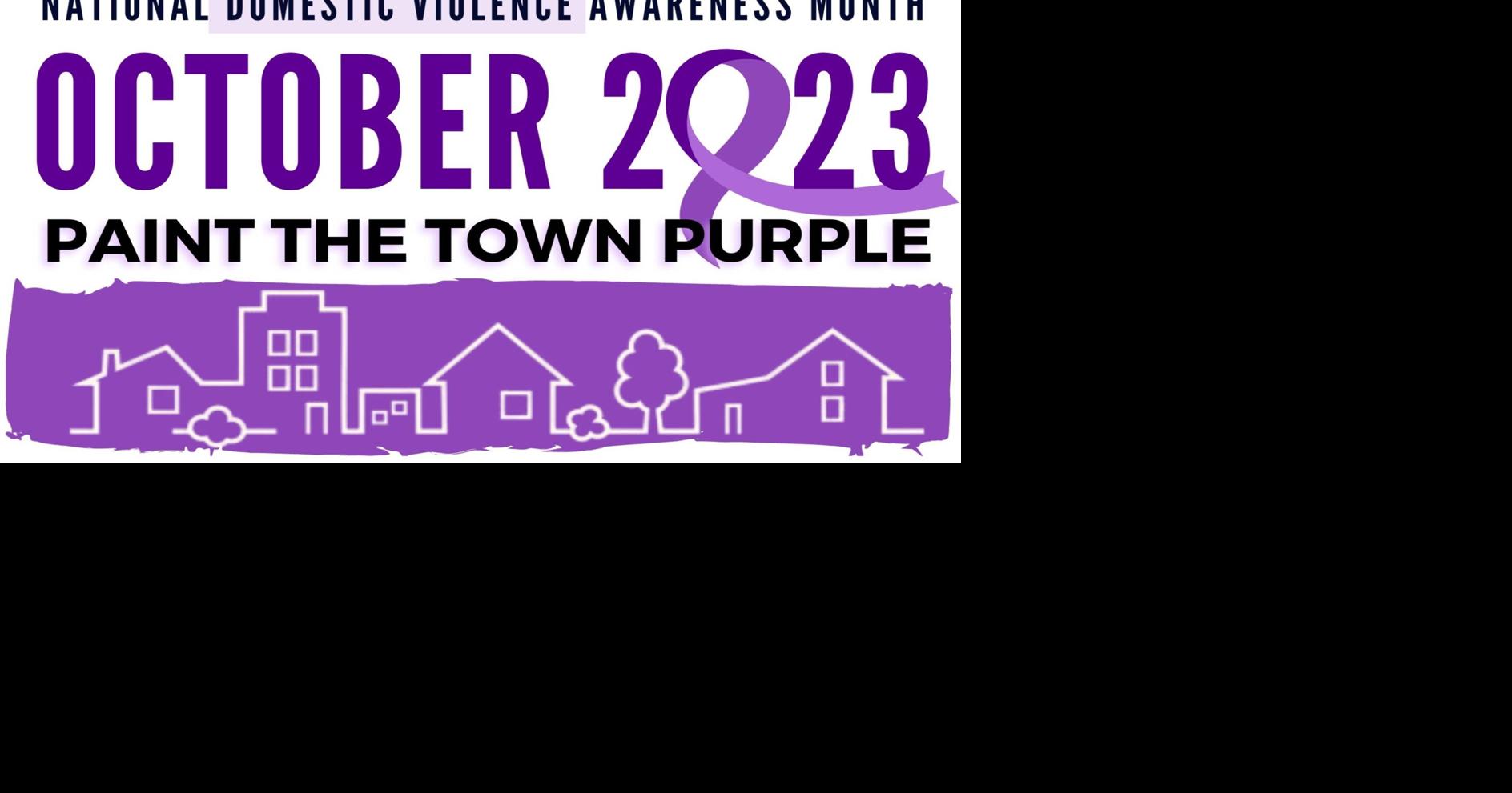 ‘Paint the Town Purple’ for Domestic Violence Awareness Month | News ...