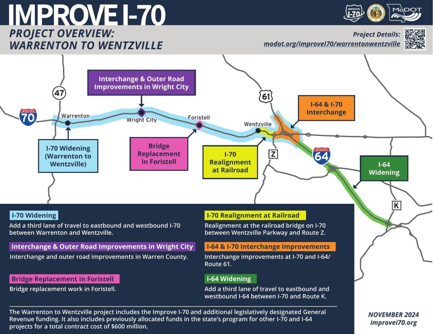 Contractor selected for Improve I-70 project | St. Charles County News ...