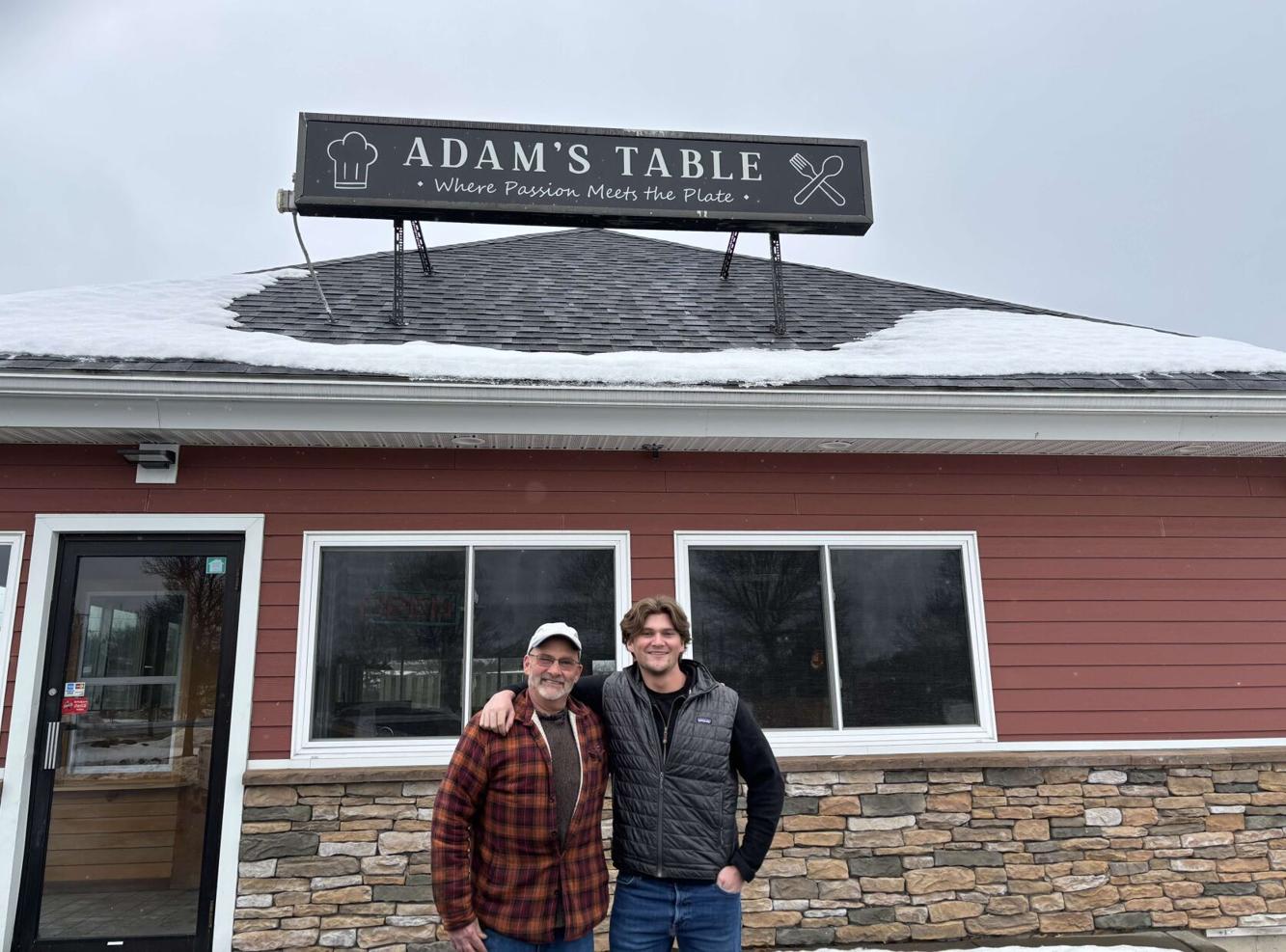 Father-son duo to open Adam's Table in Milton | Local News ...