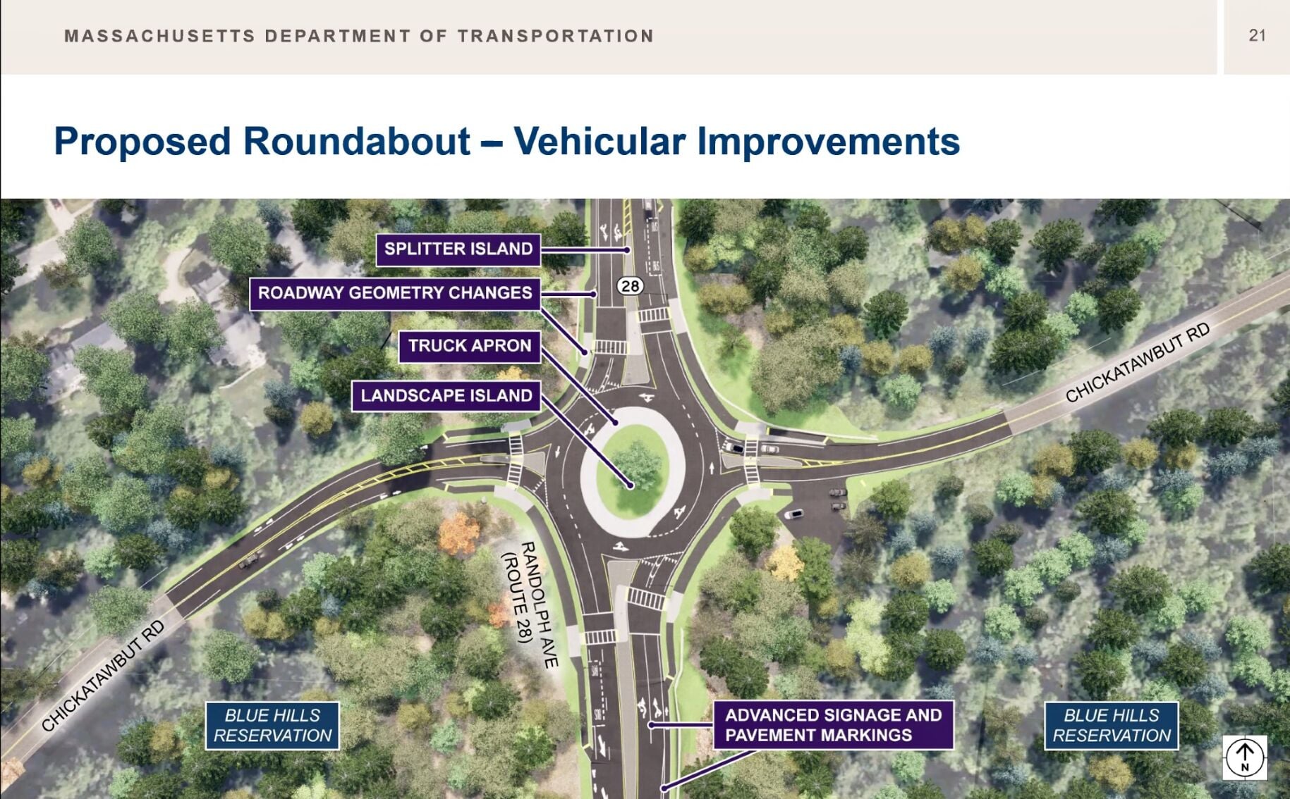 State set on roundabout plans for Chickatawbut and Rte. 28 | Local News ...