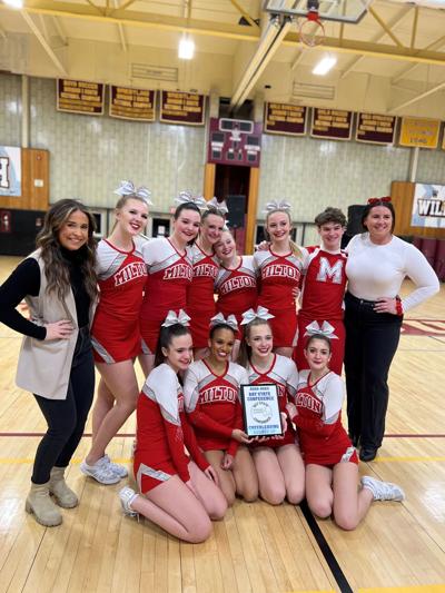 Milton High cheerleading moves on to regionals | Milton, MA Area High ...