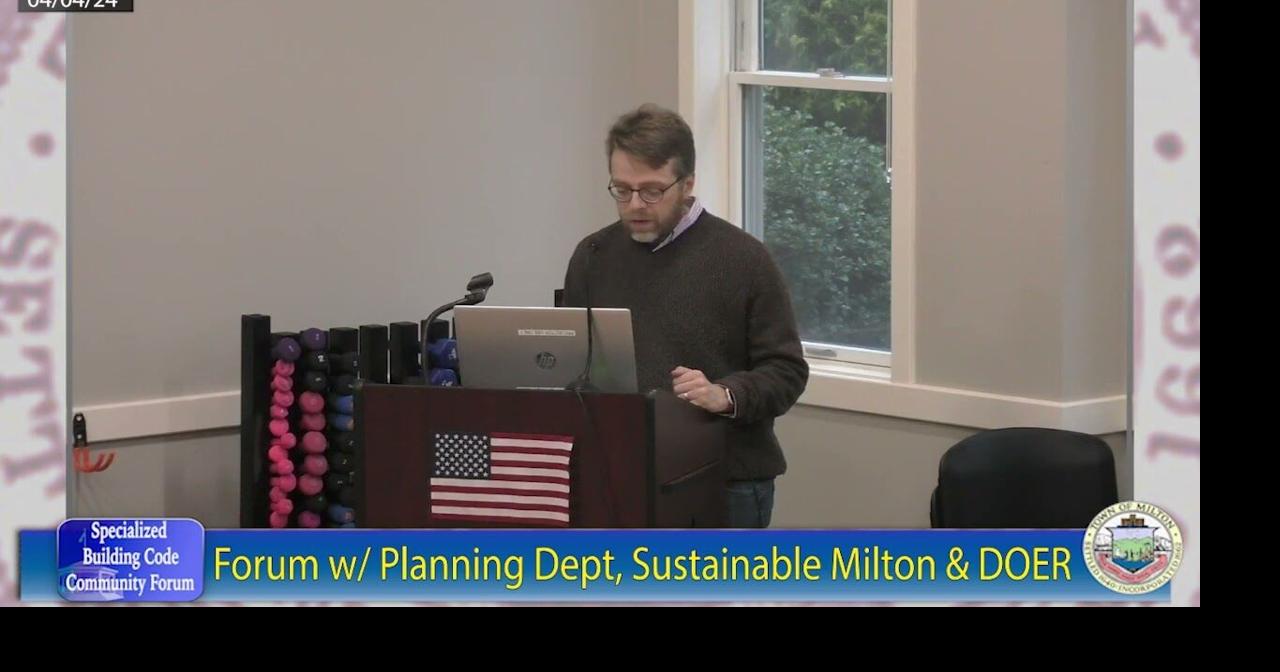 Planning Department Building Code Forum | Video Gallery | miltontimes.com