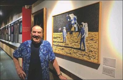 Artist reunites with painting given to Neil Armstrong | Entertainment ...