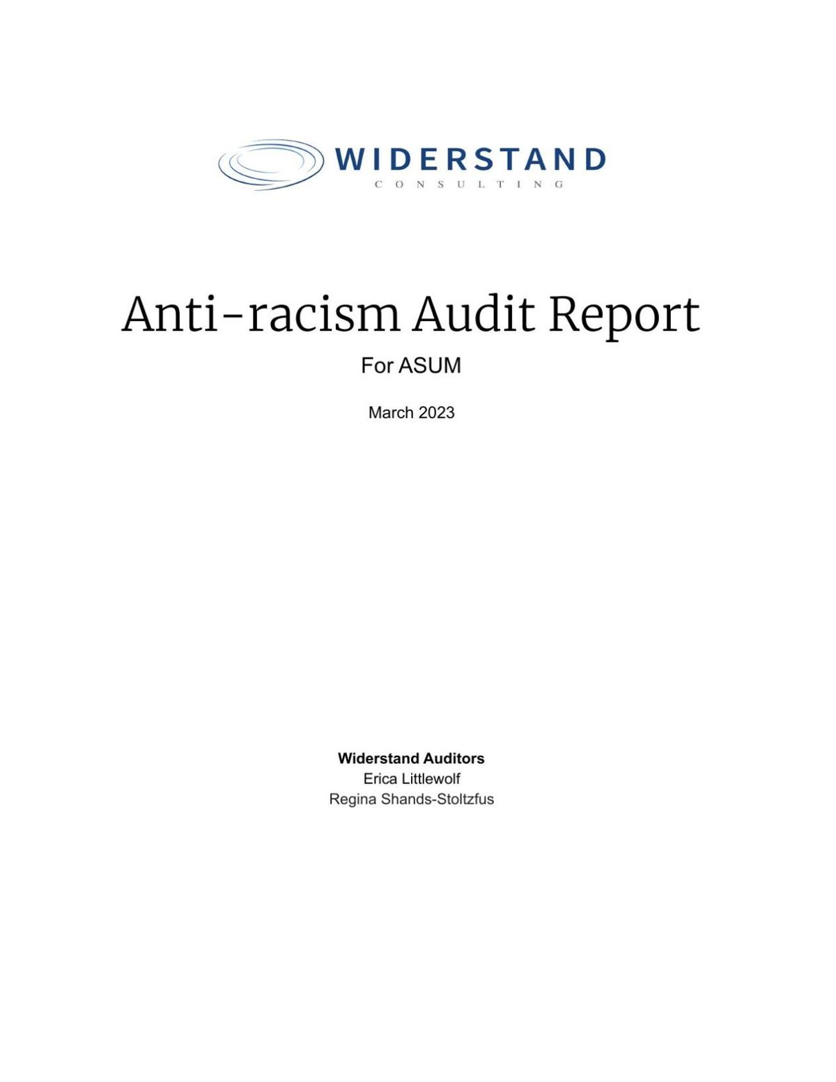 Anti-Racism audit calls ASUM unaware of ‘white supremacy culture’ | News | montanakaimin.com