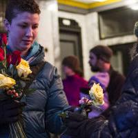 Raining Flowers: Hundreds of flowers dropped in support of sexual ...