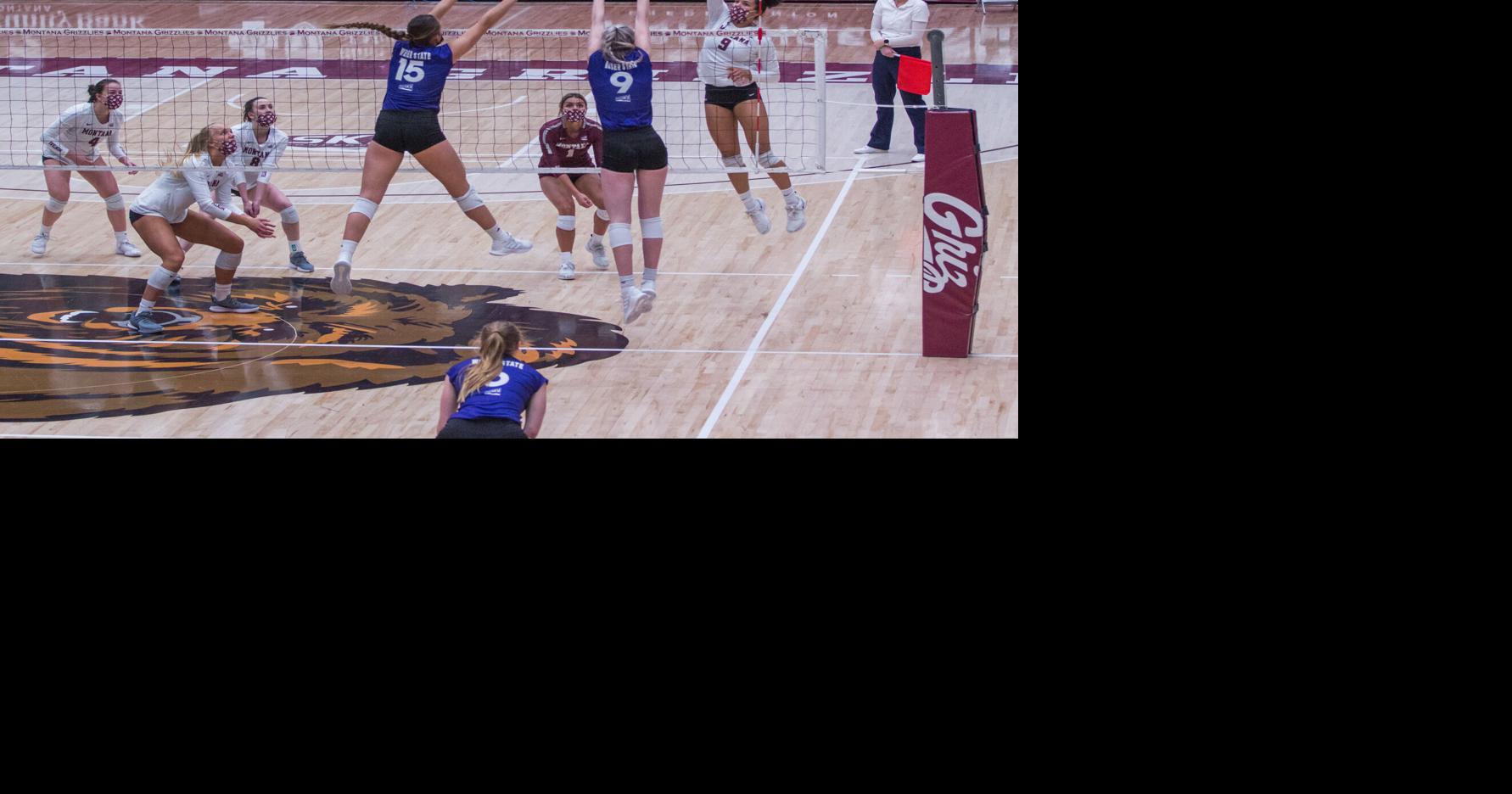 UM volleyball adapts to wearing masks in game | Sports | montanakaimin.com